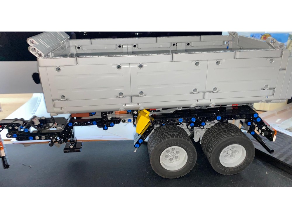 Lego Moc Tipper Truck Trailer By Lordcraft Rebrickable Build With