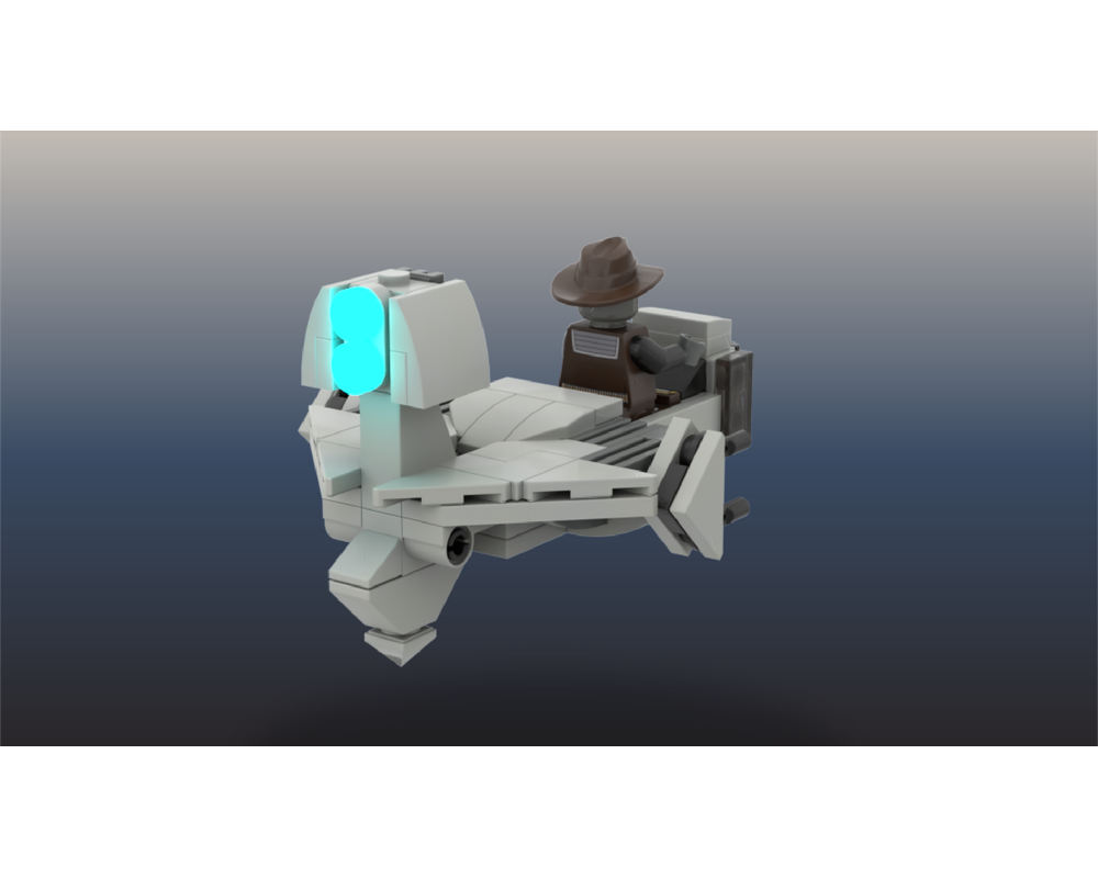LEGO MOC Justifier - Cad Bane shuttle microfighter by thebrickway ...