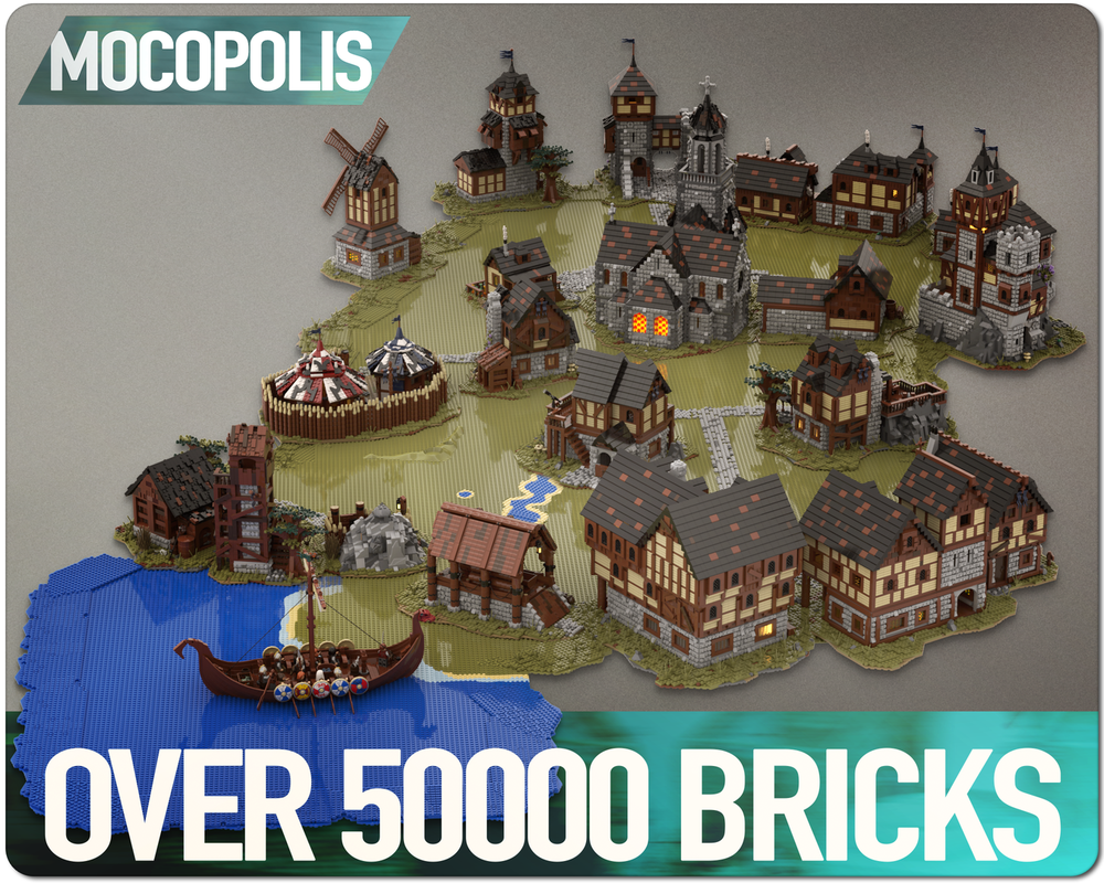 Lego Moc Ultimate Medieval Village Bundle By Mocopolis Rebrickable
