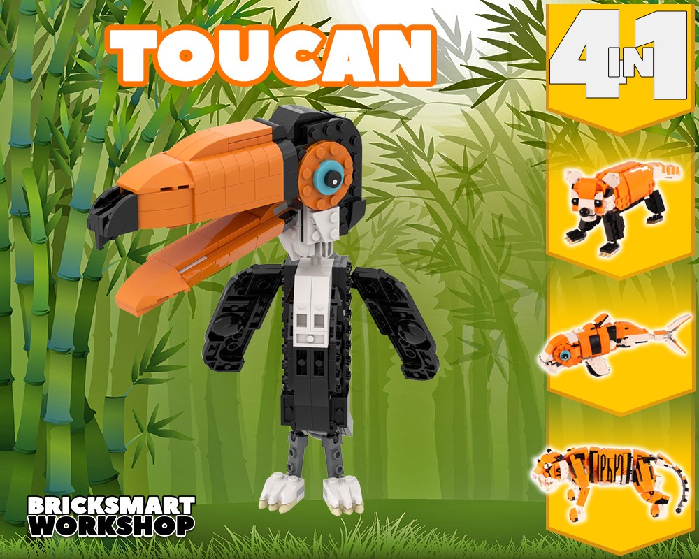 LEGO MOC Toucan 31129 Alternate by bricksmartworkshop | Rebrickable ...