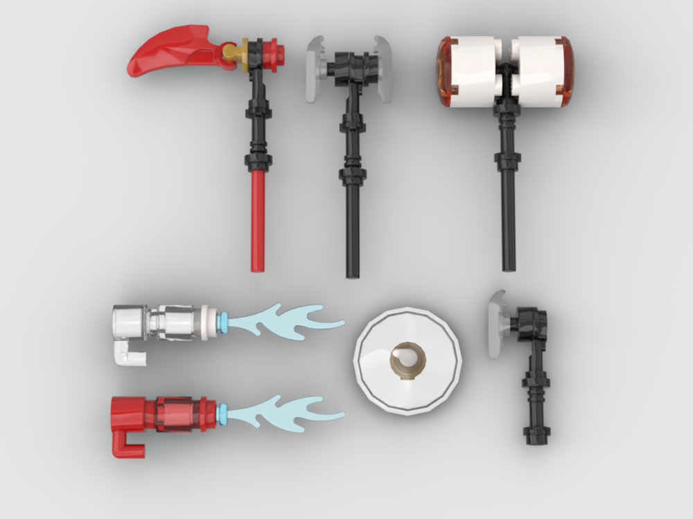 LEGO MOC Assorted Weapon Series 1 by Nitweiy | Rebrickable - Build with ...