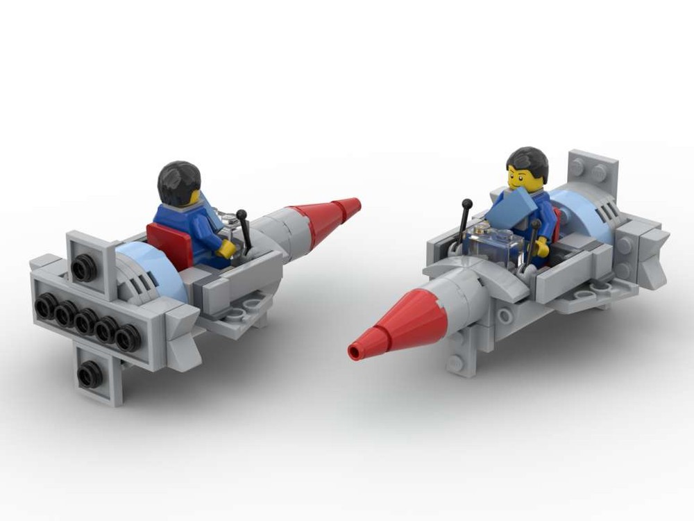 LEGO MOC Micro fighter size Thunderbird 1 by alittlebrickish ...