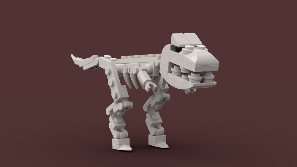 LEGO MOC T-Rex Skeleton by enkoppkaffetiltakk | Rebrickable - Build ...