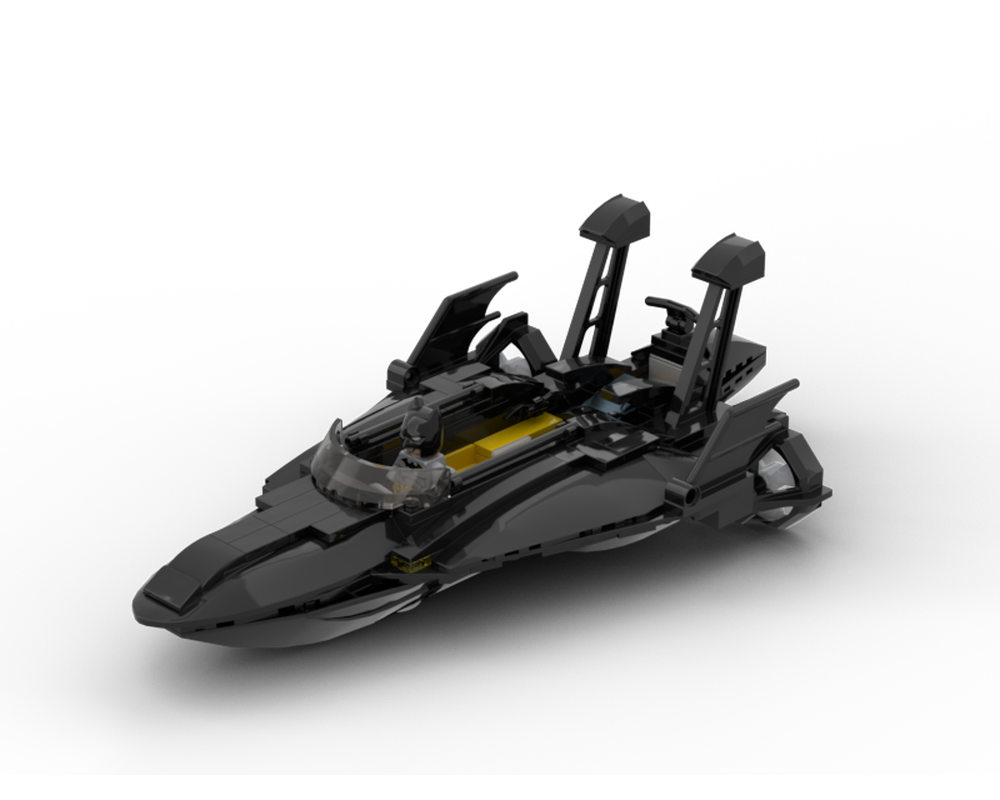LEGO MOC Batboat 1 by CJBricked | Rebrickable - Build with LEGO