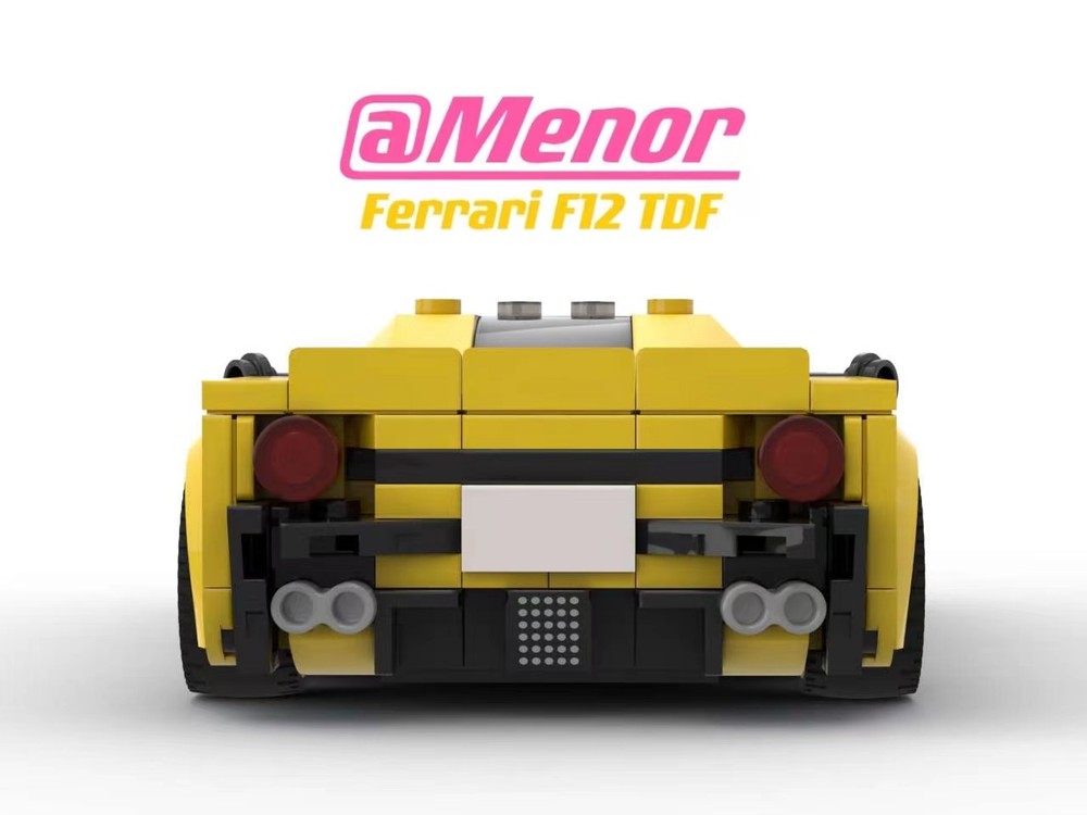 LEGO MOC Ferrari F12 TDF by Menor | Rebrickable - Build with LEGO