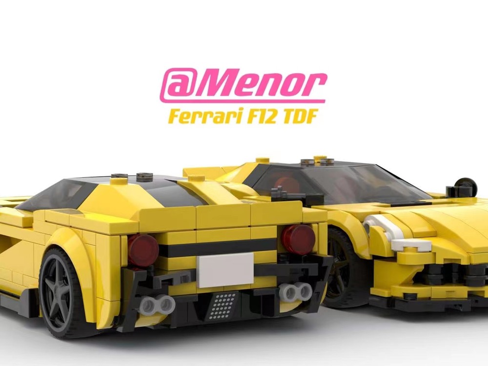 LEGO MOC Ferrari F12 TDF by Menor | Rebrickable - Build with LEGO