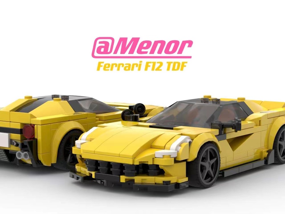 LEGO MOC Ferrari F12 TDF by Menor | Rebrickable - Build with LEGO