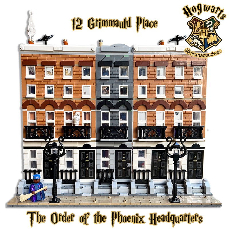 LEGO MOC 12 Grimmauld Place redesign by micmacpadwac | Rebrickable ...