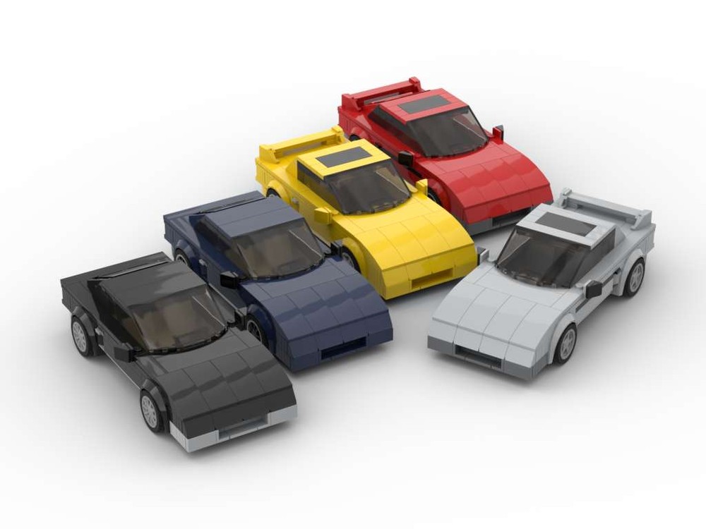 LEGO MOC Ponty Fiero - Set of Five Colors by IBrickedItUp | Rebrickable ...