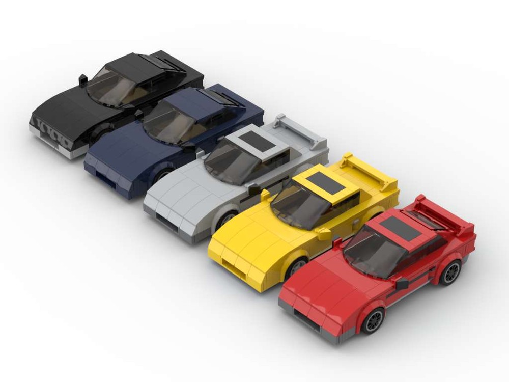 LEGO MOC-115777 Ponty Fiero - Set of Five Colors by IBrickedItUp ...