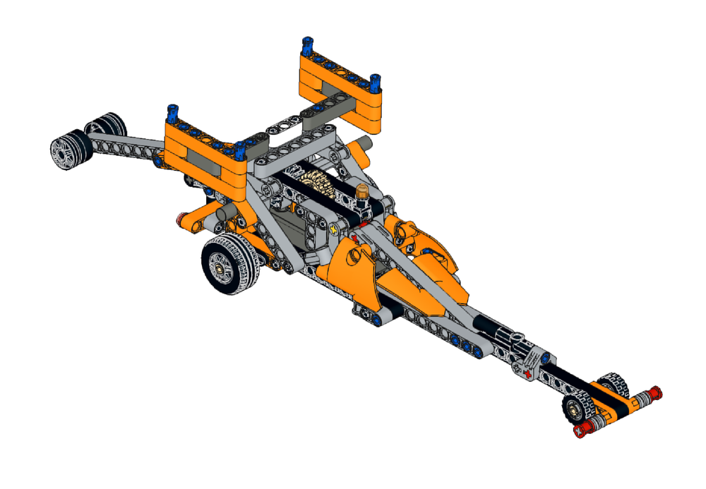 LEGO MOC Extreme Dragster by NARP | Rebrickable - Build with LEGO