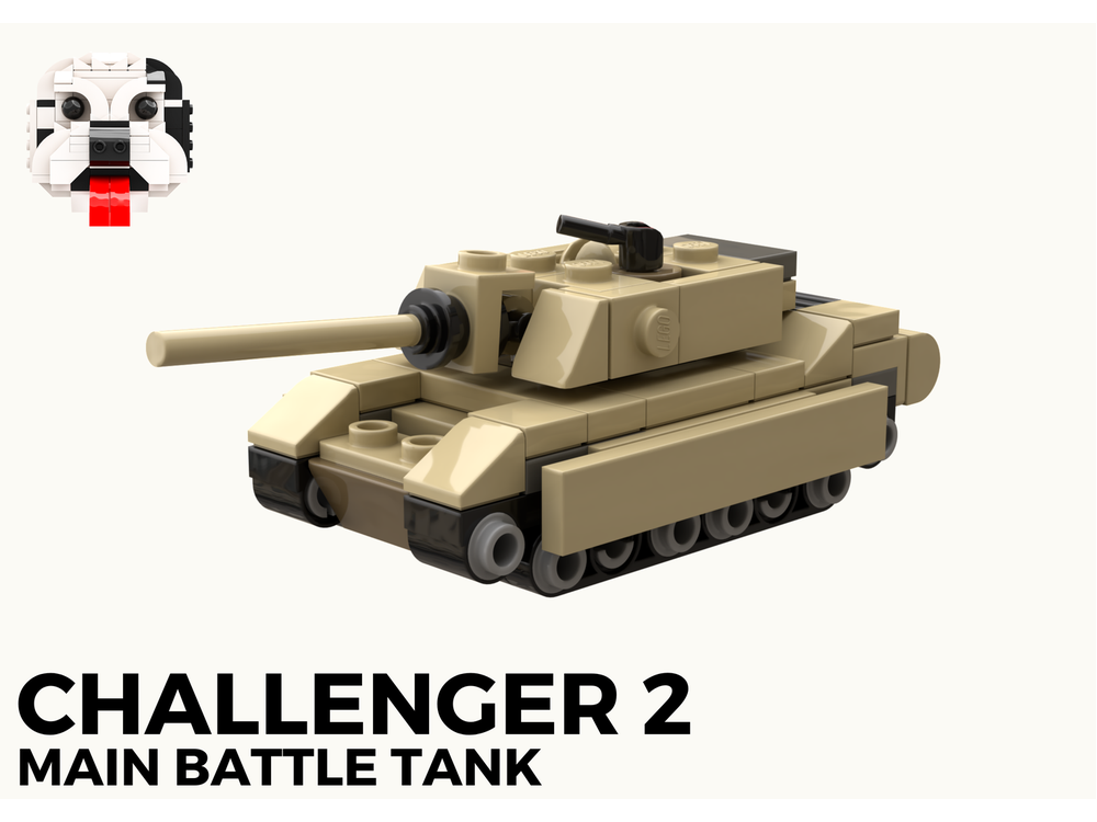 LEGO MOC-115885 Challenger 2 Main Battle Tank by The Bobby Brix Channel ...