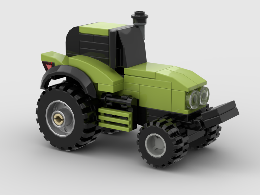 LEGO MOC Farm Tractor by Gus_12483 | Rebrickable - Build with LEGO