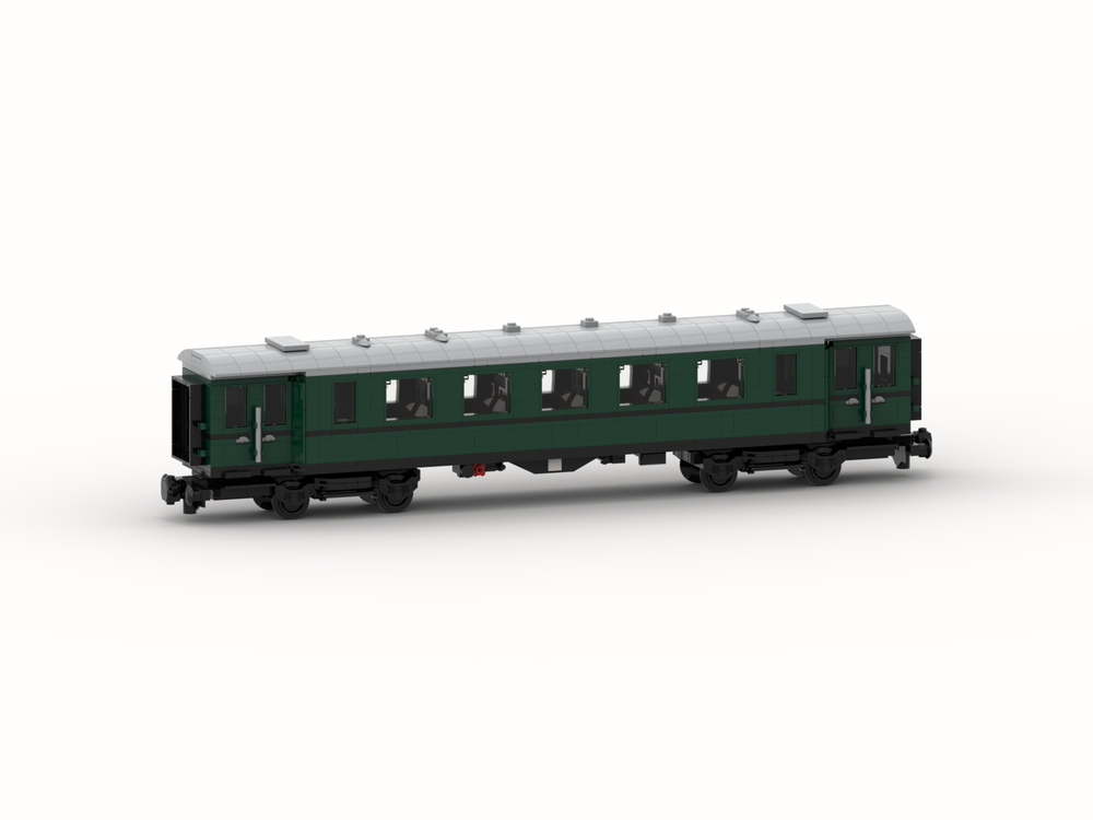 LEGO MOC Eilzugwagen (1930) 3rd Class Passenger Coach (8w) by ...