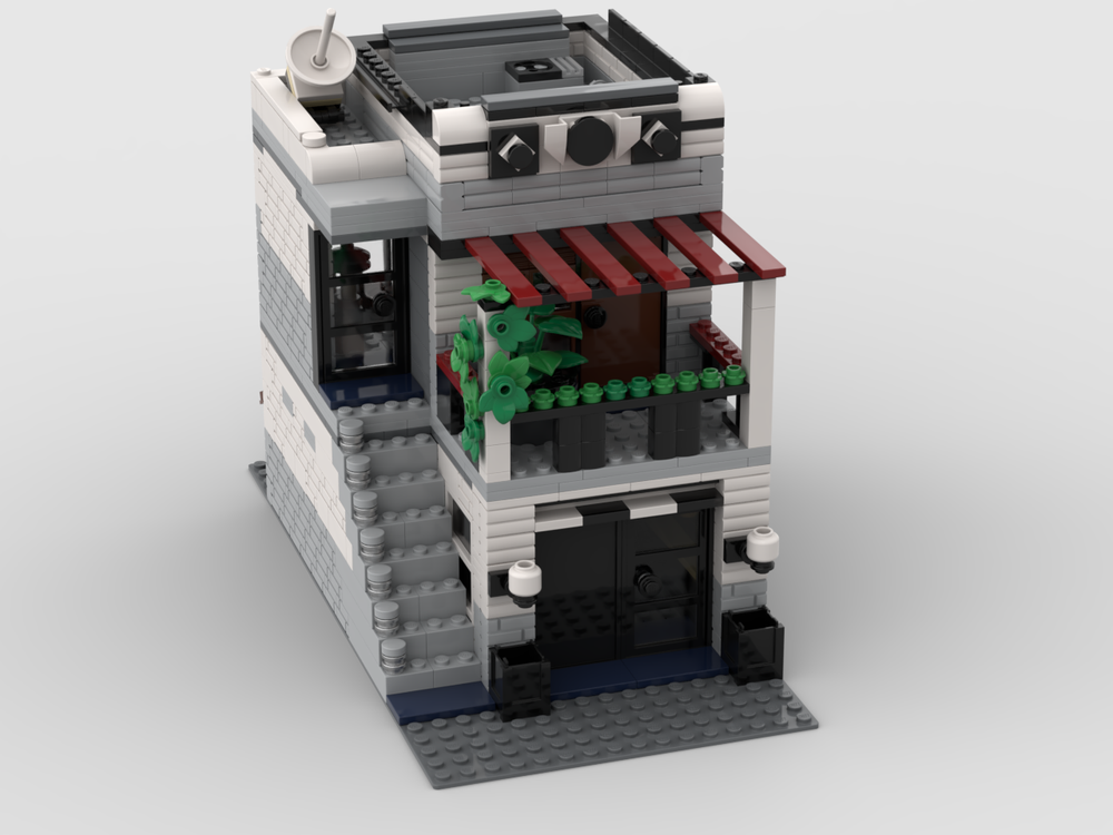 LEGO MOC Wellness Center and Vege Resto by Noobricks | Rebrickable ...