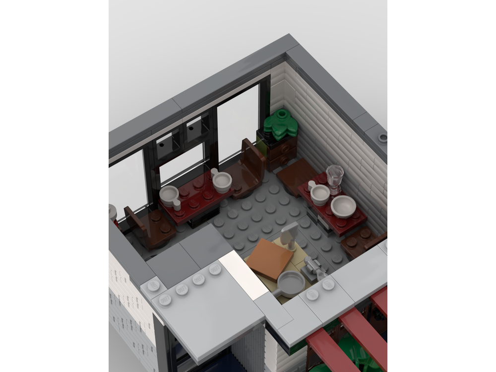 LEGO MOC Wellness Center and Vege Resto by Noobricks | Rebrickable ...