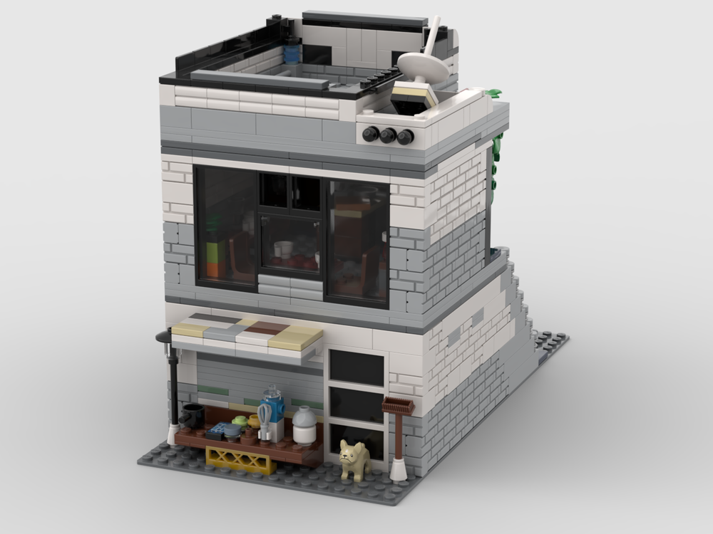 LEGO MOC Wellness Center and Vege Resto by Noobricks | Rebrickable ...