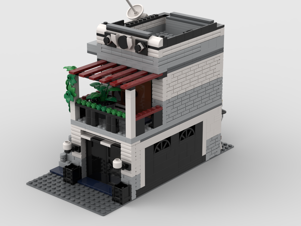 LEGO MOC Wellness Center and Vege Resto by Noobricks | Rebrickable ...