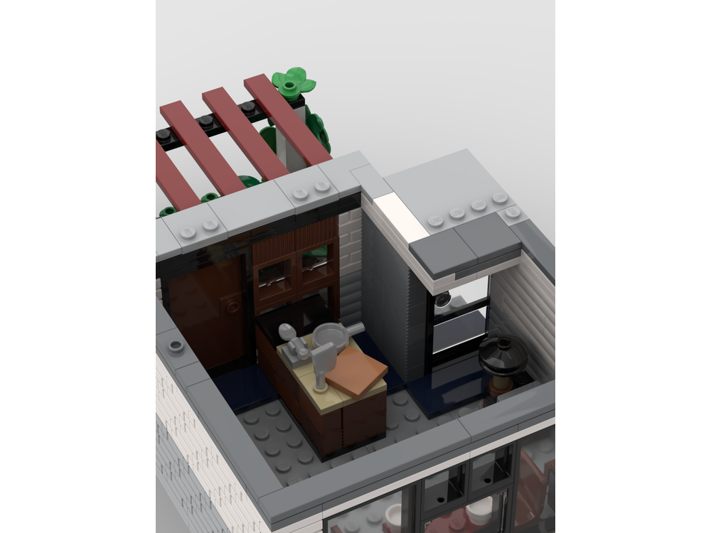 LEGO MOC Wellness Center and Vege Resto by Noobricks | Rebrickable ...