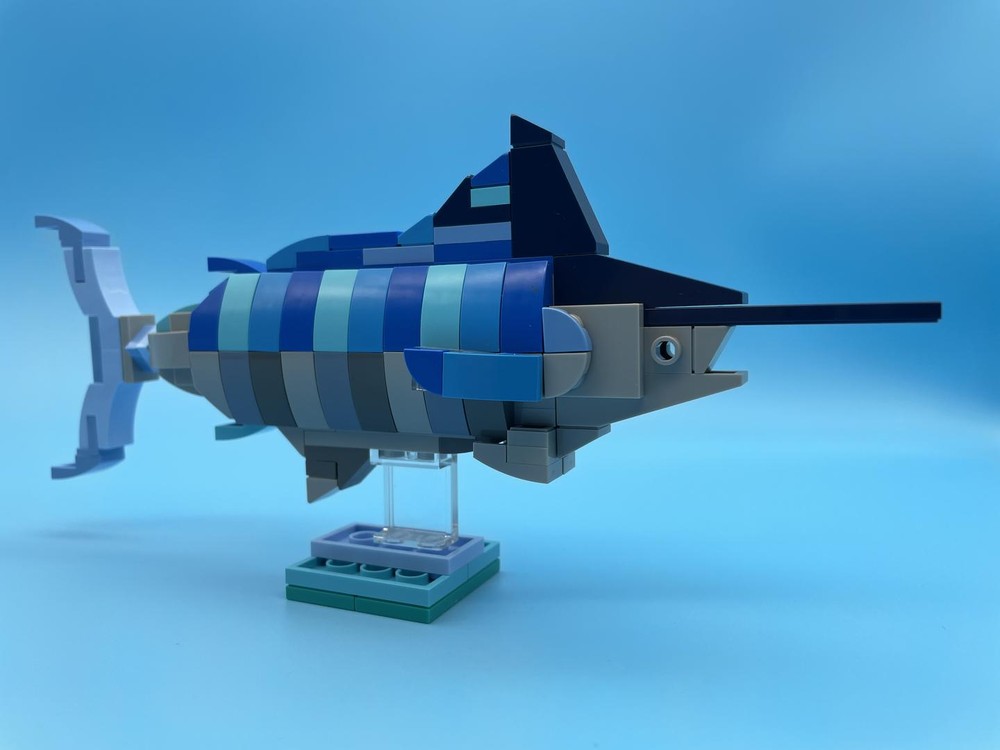 LEGO MOC Marlin Fish Model by legoartist808 | Rebrickable - Build with LEGO