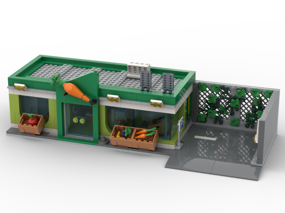 LEGO MOC City Supermarket by Legofan21 | Rebrickable - Build with LEGO