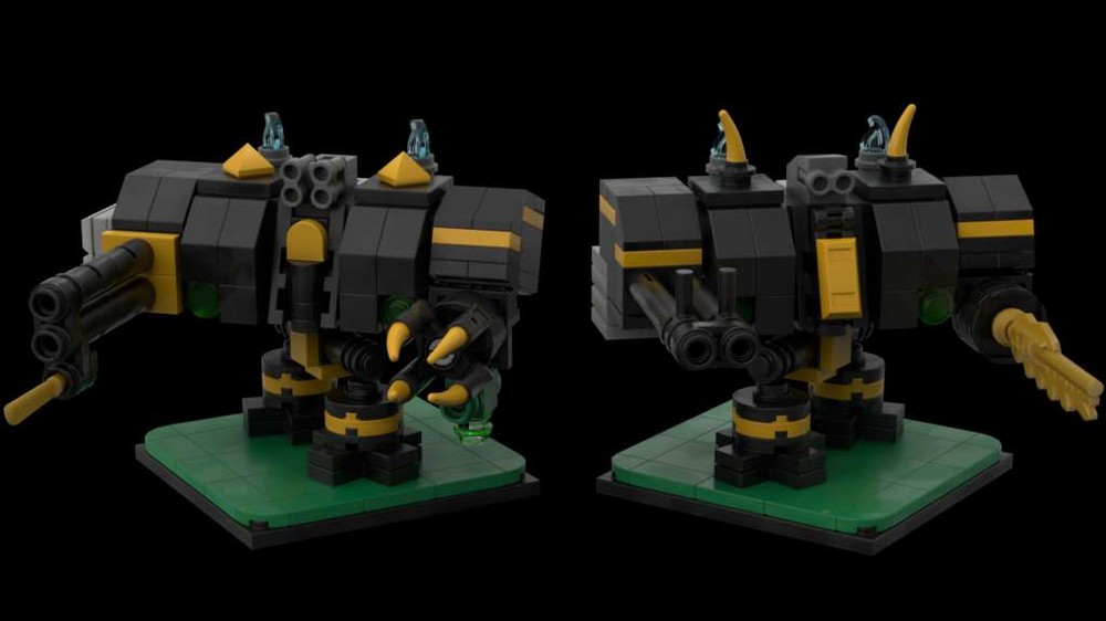 LEGO MOC Warhammer 40k Chaos Dreadnought (mini) by meregt | Rebrickable ...