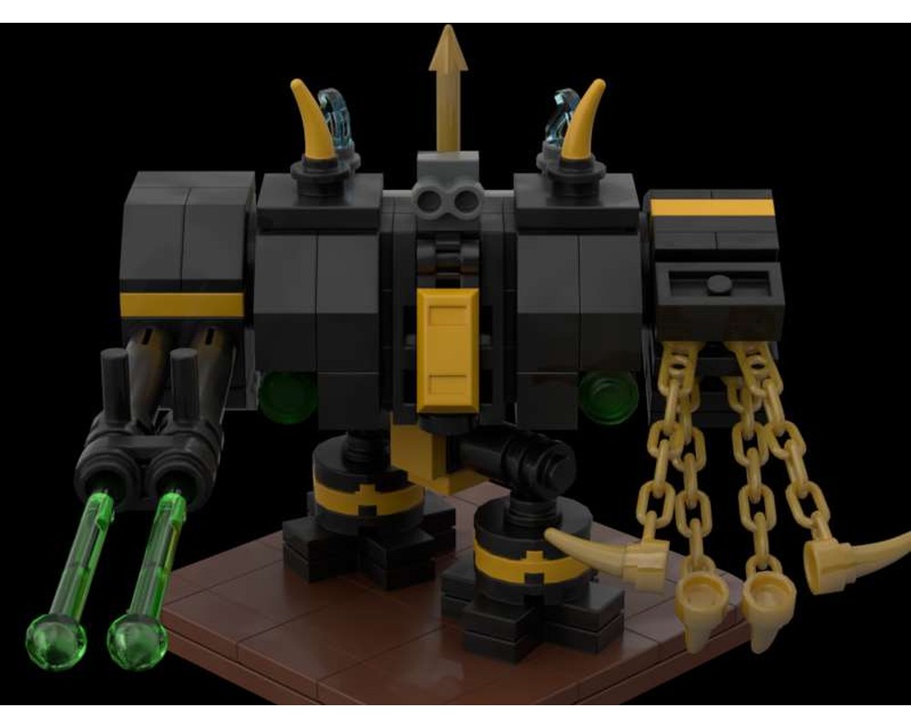 LEGO MOC Warhammer 40k Chaos Dreadnought (mini) by meregt | Rebrickable ...