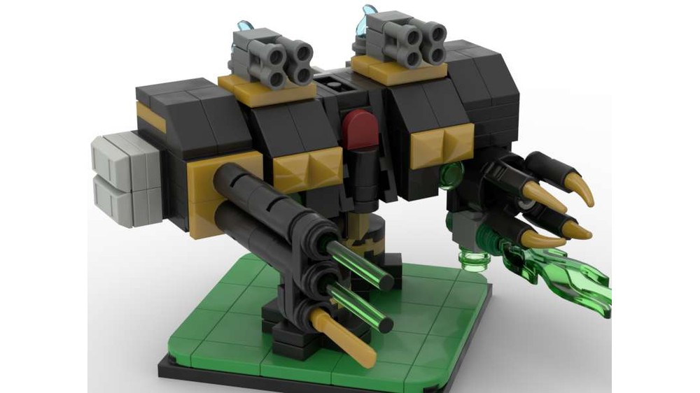 LEGO MOC Warhammer 40k Chaos Dreadnought (mini) by meregt | Rebrickable ...