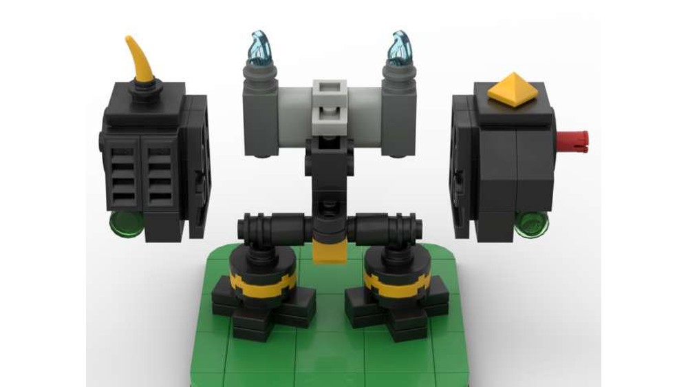 LEGO MOC Warhammer 40k Chaos Dreadnought (mini) by meregt | Rebrickable ...