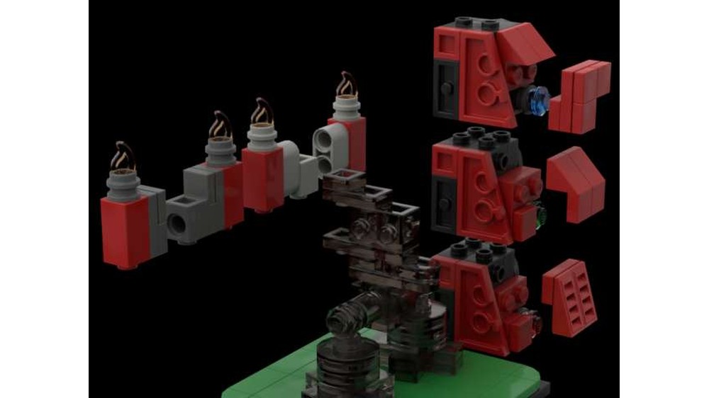 LEGO MOC Warhammer 40k Space Marine Dreadnought (mini) by meregt ...