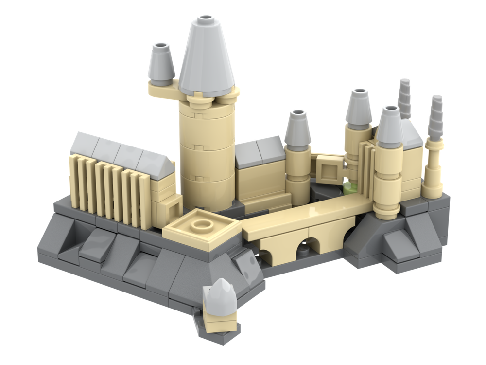 LEGO MOC Micro Hogwarts by jek | Rebrickable - Build with LEGO
