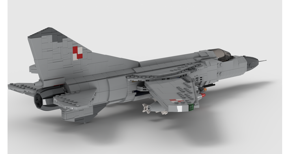 LEGO MOC Mikoyan Gurevich MiG-23MF in gray and VVS Schemes... by Free ...