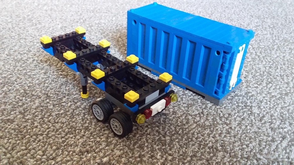 LEGO MOC Truck Open Trailer-Container by Tasblocker | Rebrickable ...