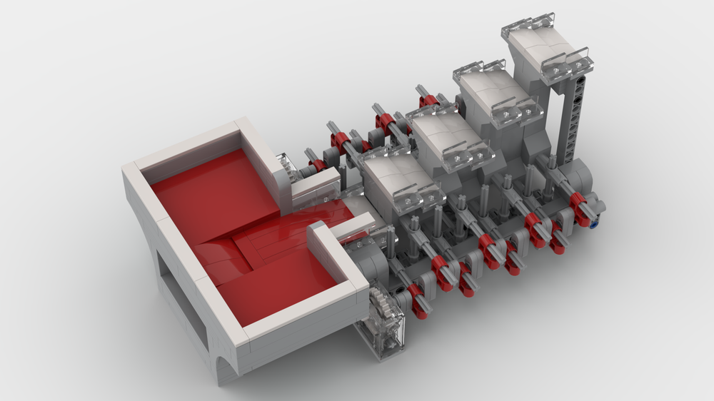LEGO MOC Low Stepper - GBC Module by dunes | Rebrickable - Build with LEGO