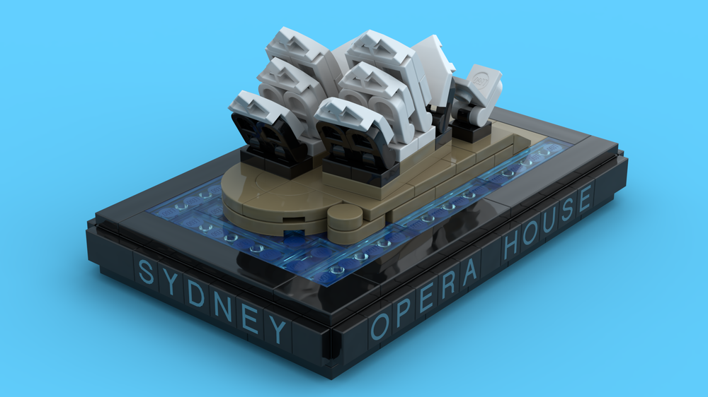 LEGO MOC Sydney Opera House by legoalfactotum | Rebrickable - Build ...