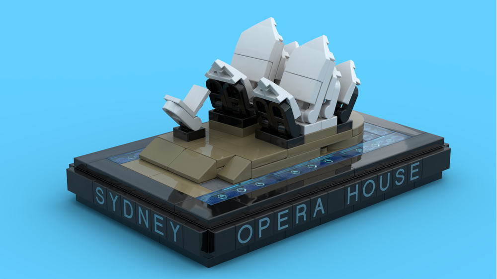 Lego Moc Sydney Opera House By Legoalfactotum Rebrickable Build