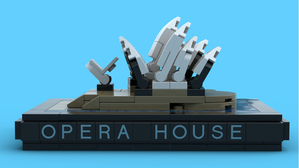 Lego Moc Sydney Opera House By Legoalfactotum Rebrickable Build