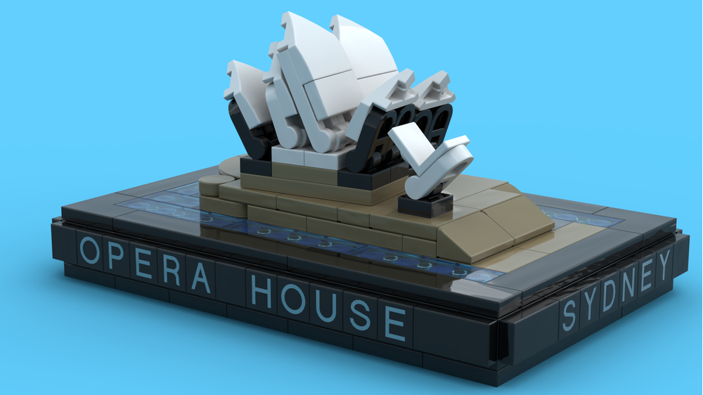 Lego Moc Sydney Opera House By Legoalfactotum Rebrickable Build