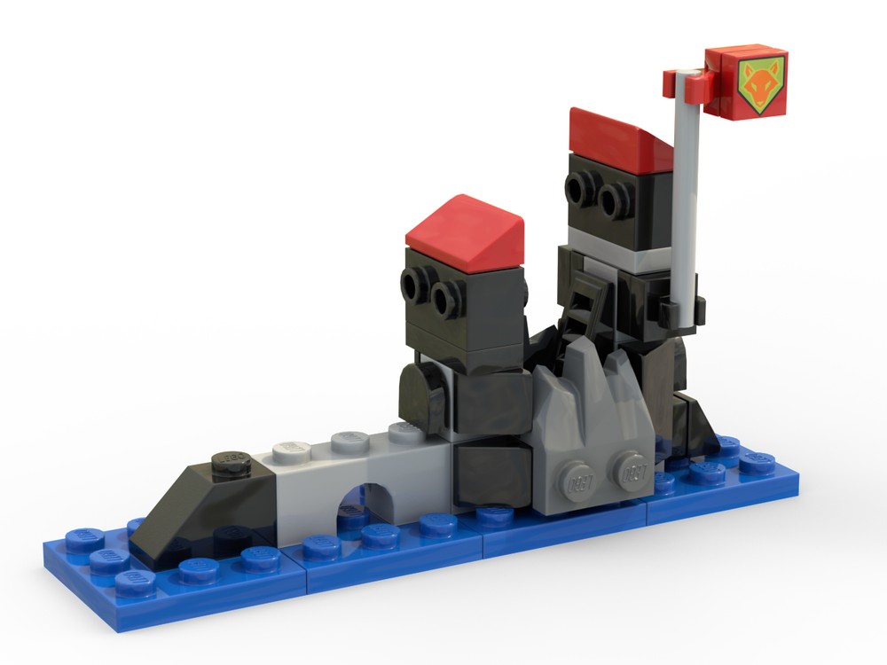 Lego Moc Wolfpack Tower Micro Version By Thomusbean Rebrickable