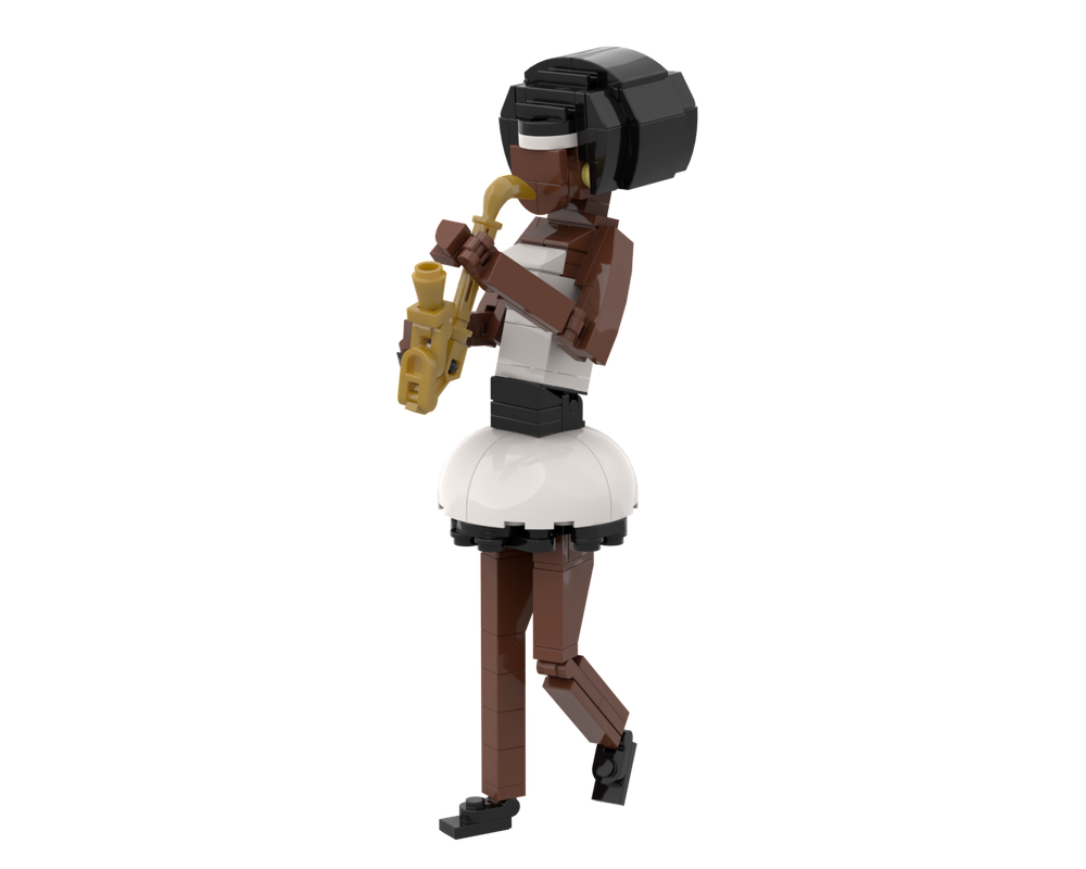 LEGO MOC Saxophone player by brickuba | Rebrickable - Build with LEGO