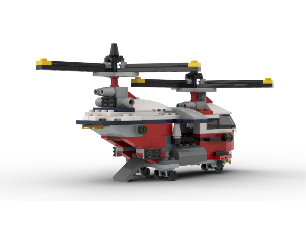 LEGO MOC 31020 Cargo Helicopter by mattstermiller | Rebrickable - Build ...
