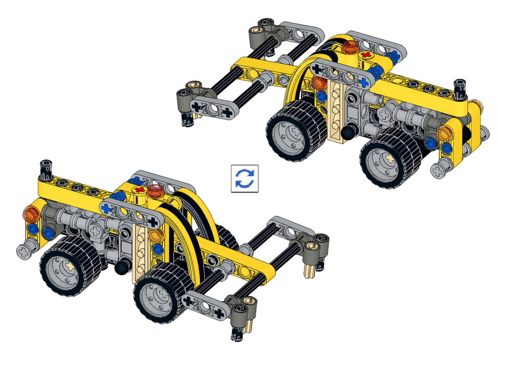 LEGO MOC Tractor Harvester by NARP | Rebrickable - Build with LEGO