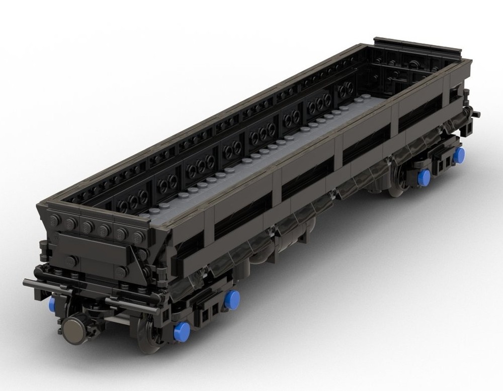 LEGO MOC 1:48 Side Dump Car (Alaska Railroad 12800) by NonsenseWars ...