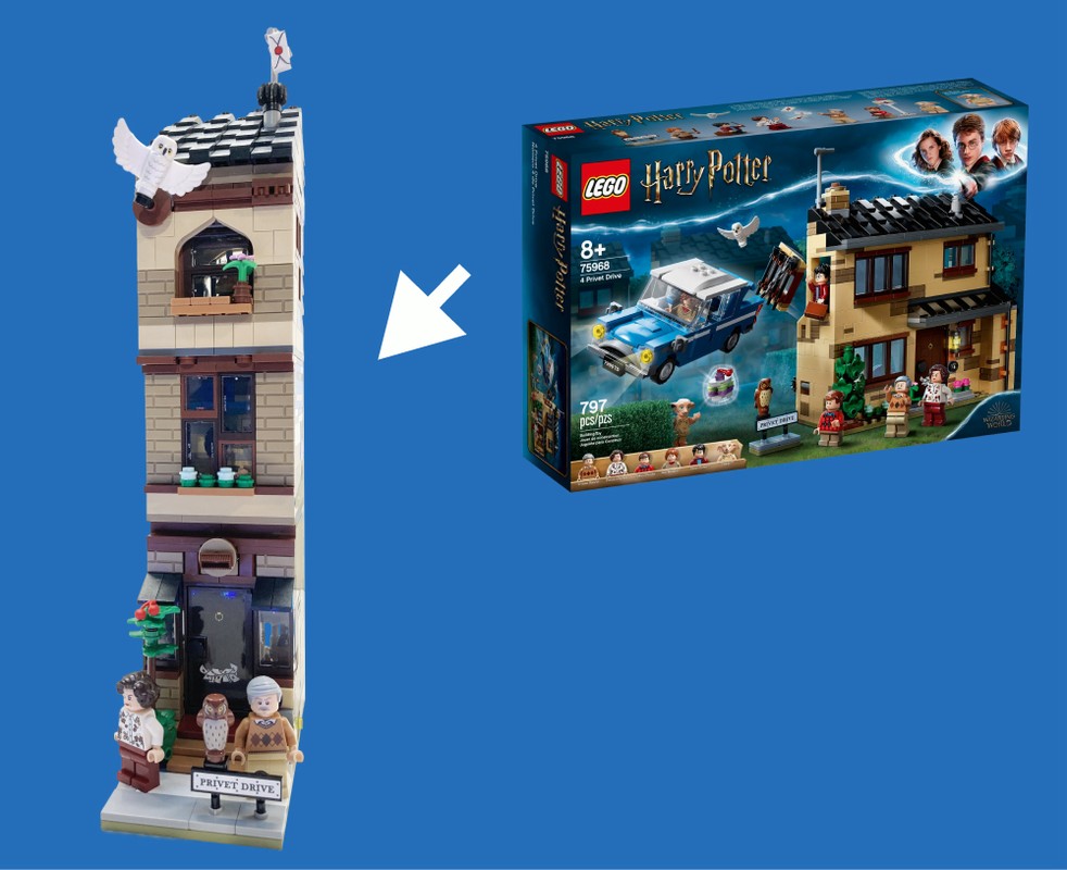LEGO MOC Privet Drive by underthebricks | Rebrickable - Build with LEGO