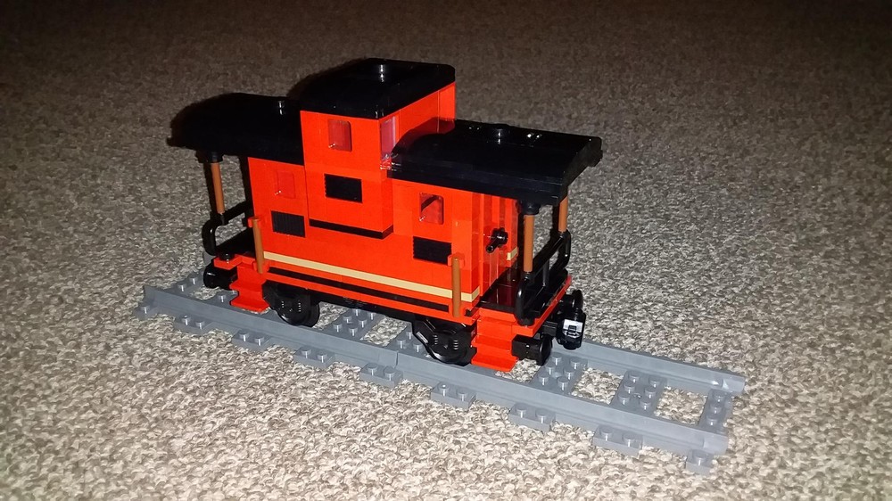 LEGO MOC Little Red Caboose by Tasblocker | Rebrickable - Build with LEGO