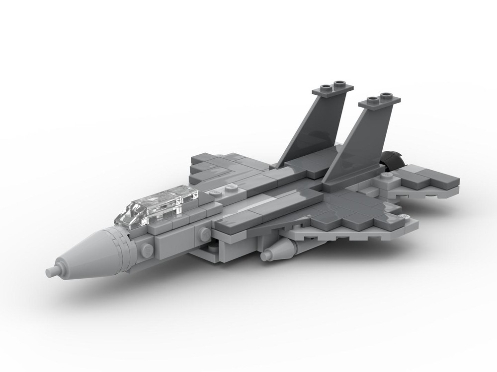LEGO MOC F-15 Eagle Jet Fighter by The Bobby Brix Channel | Rebrickable ...