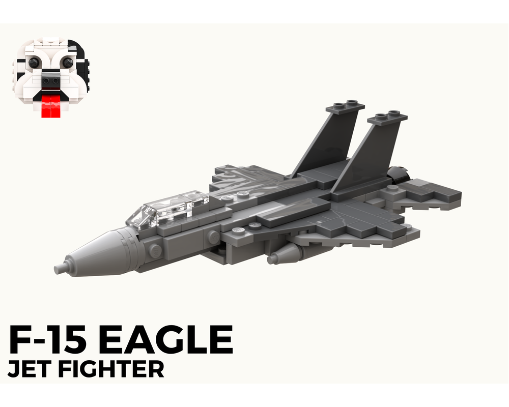 LEGO MOC F-15 Eagle Jet Fighter by The Bobby Brix Channel | Rebrickable ...