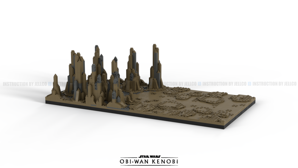 LEGO MOC STARWARS Obi-wan Kenobi Series PART VI : Rocky Planet Base by ...