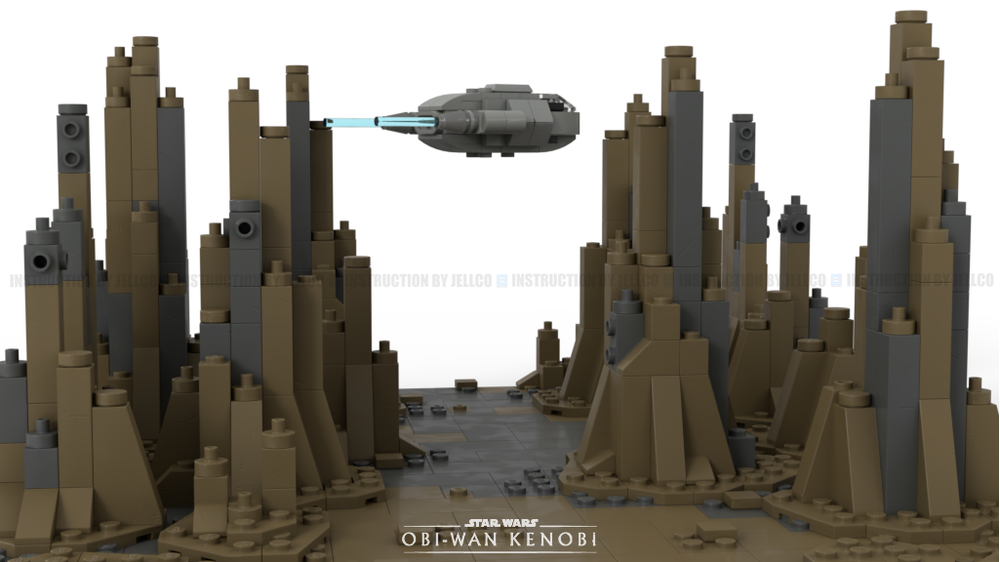 LEGO MOC STARWARS Obi-wan Kenobi Series PART VI : Rocky Planet Base by ...