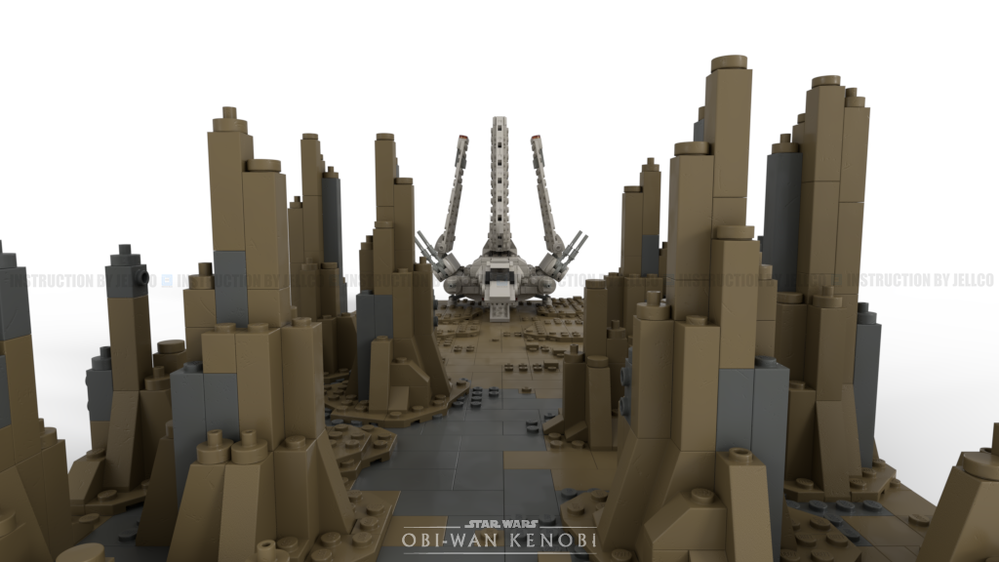 LEGO MOC STARWARS Obi-wan Kenobi Series PART VI : Rocky Planet Base by ...